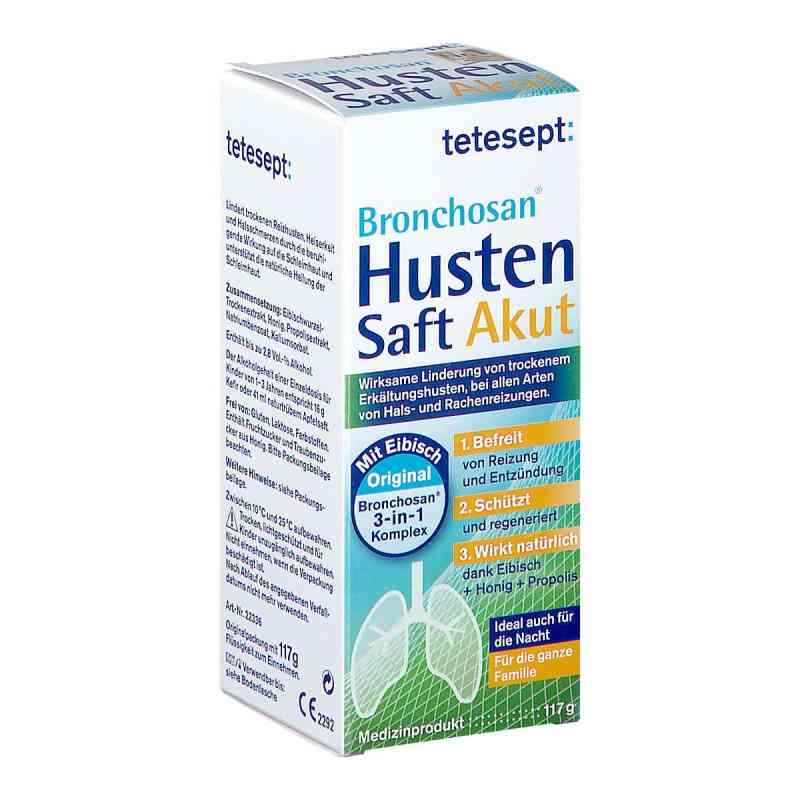 Tetesept Bronchosan Husten Akut Saft 117 g online kaufen