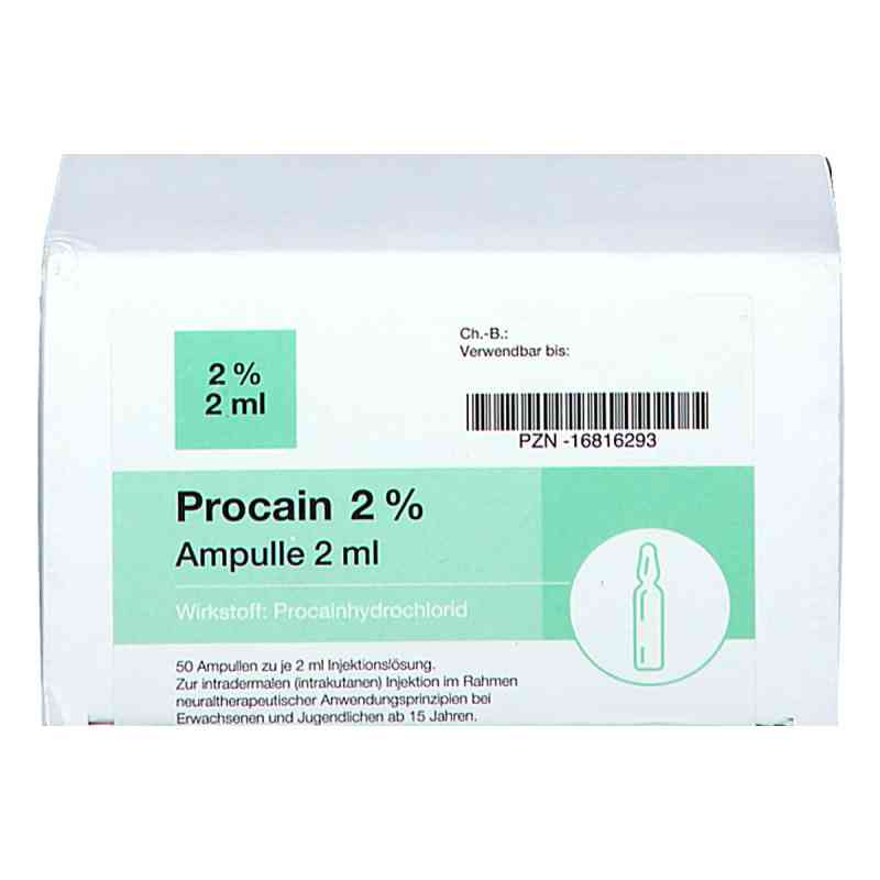 Procain Pharmarissano 2% iniecto -lsg.ampullen 2 Ml 50X2 ml