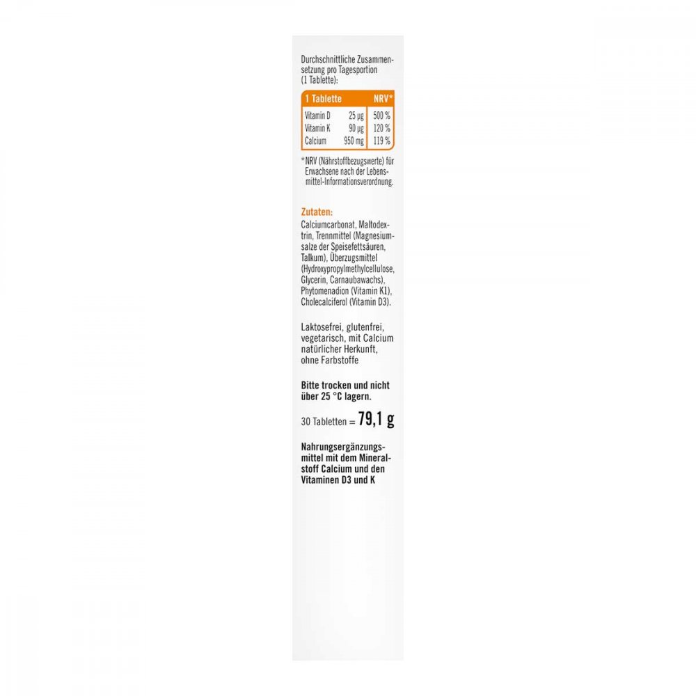 Taxofit Calcium 950+D3+K Tabletten 30 stk online kaufen