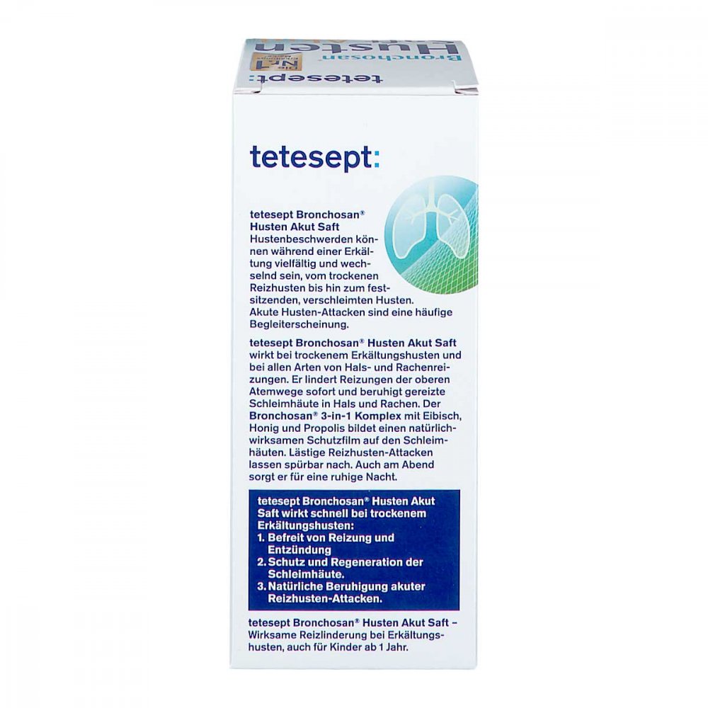 Tetesept Bronchosan Husten Akut Saft 117 g online kaufen