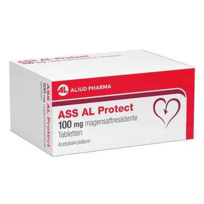 ASS AL Protect 100 mg bei Herzinfarkt- und Schlaganfallrisiko 100 stk
